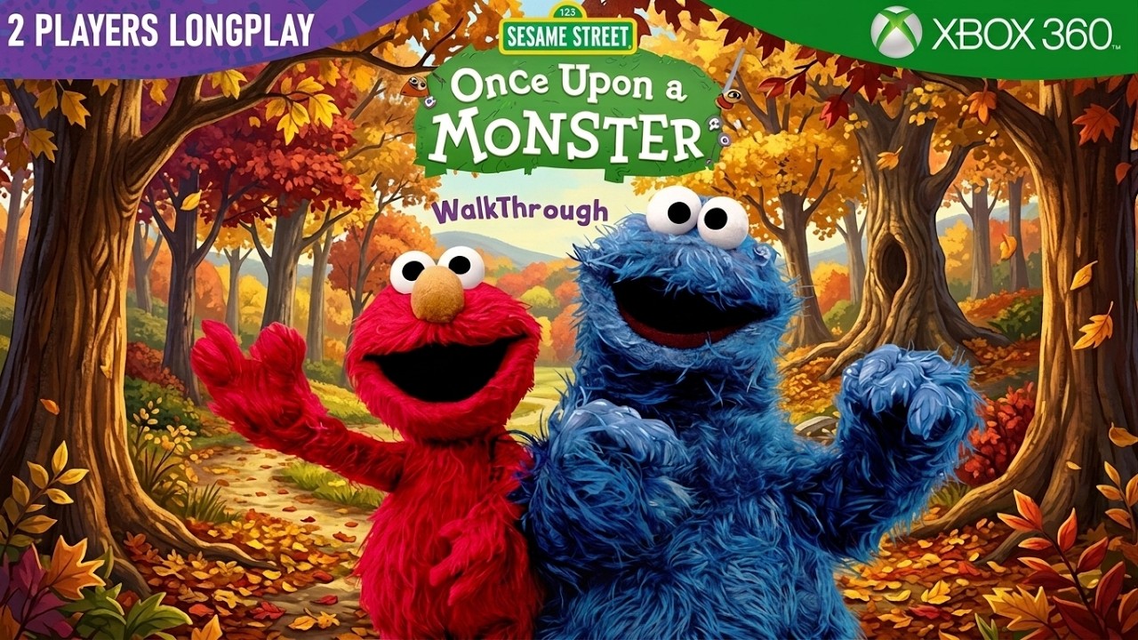 Sesame Street: Once Upon a Monster [2011] (Xbox 360) 2 players longplay ...