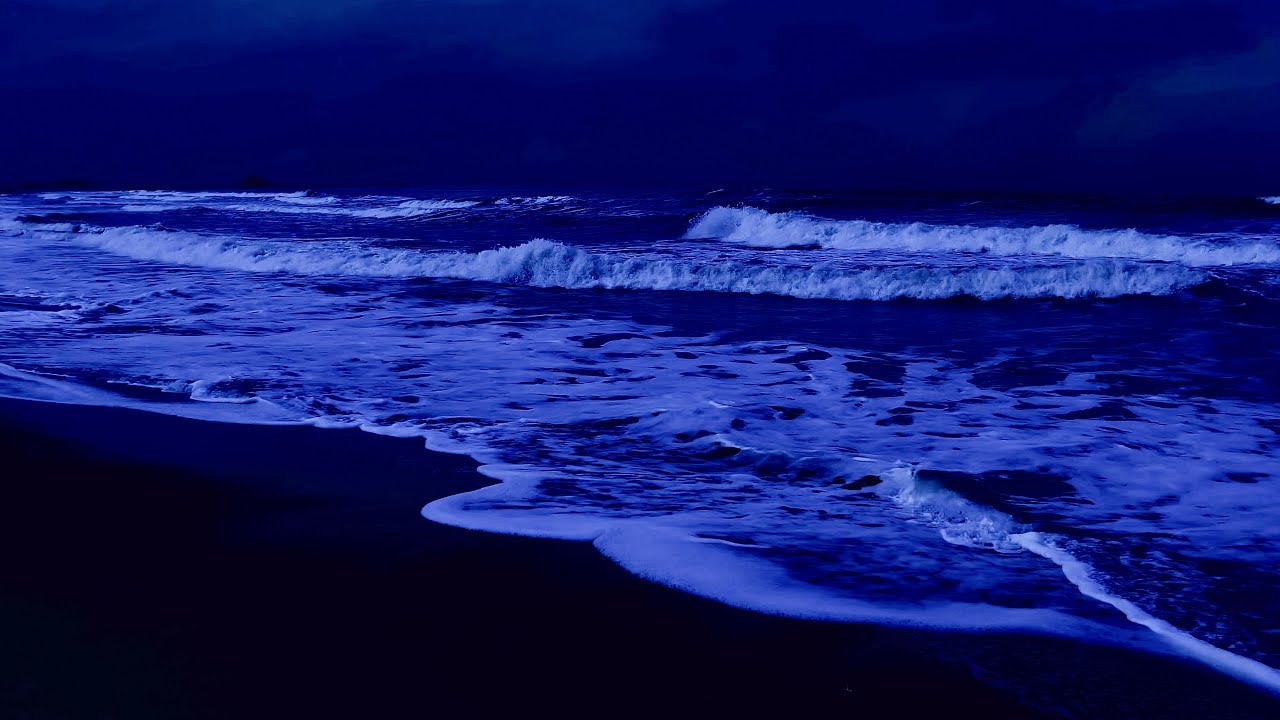 Deep Sea Calm - Rolling Waves Under Cloudy Sky, Ideal for Sleep & Peace ...