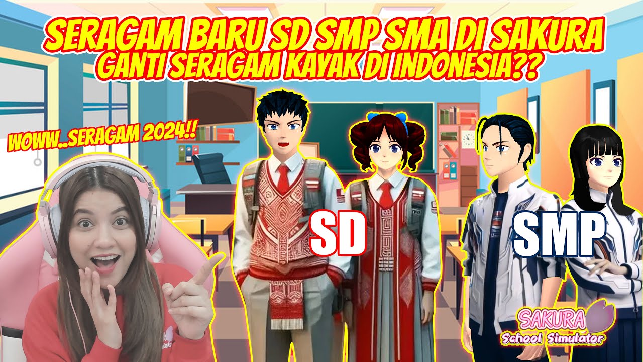 WOWW...SERAGAM SD SMP SMA DI SAKURA JUGA GANTI KAYAK DI INDONESIA ...