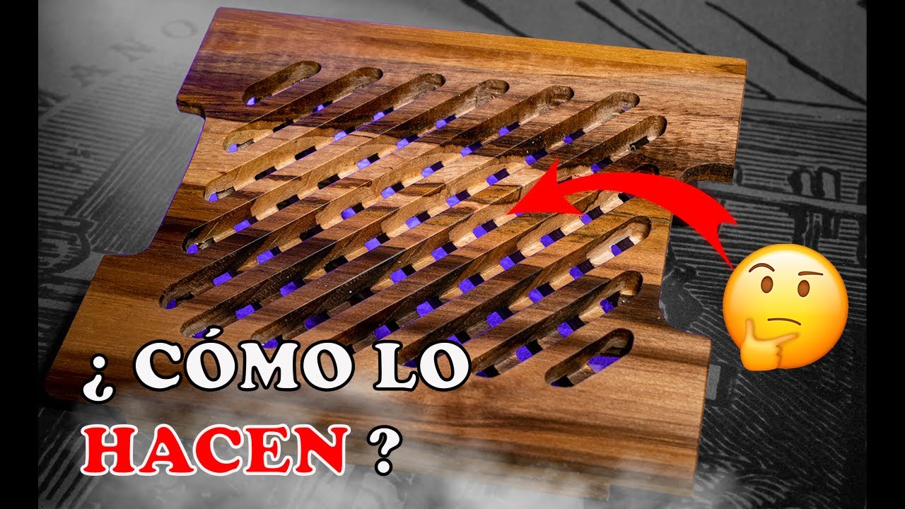 🤔¿CÓMO lo HACEN?🤯 entramado de MADERA #cnc 🤘 - YouTube