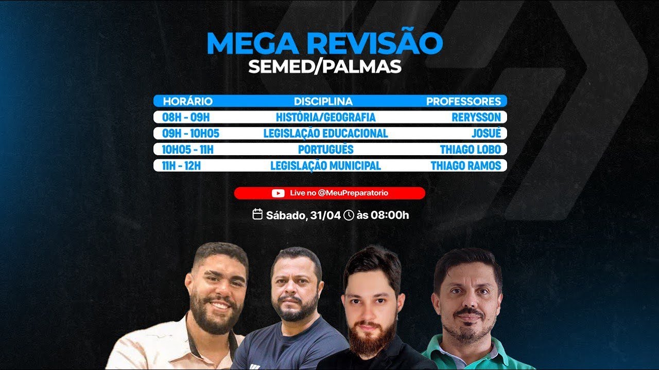 SEMED PALMAS- MEGA REVISÃO - YouTube