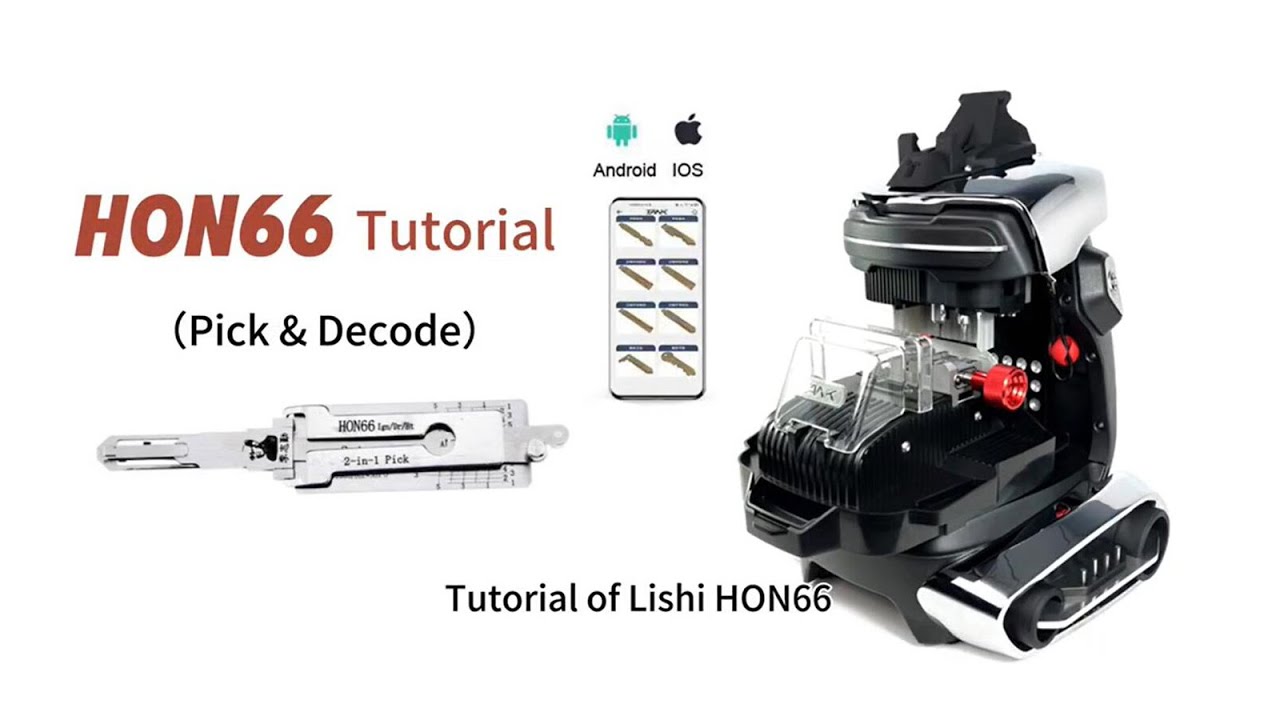 Lishi HON66 pick and decode door lock and then cut a new key by 2m2tank ...