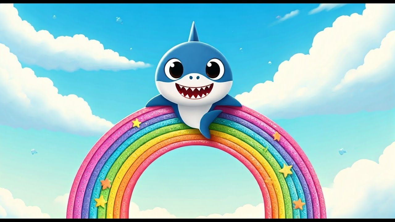 Baby Shark and the Shapes A Fun Learning Video| Baby Shark's Colorful ...