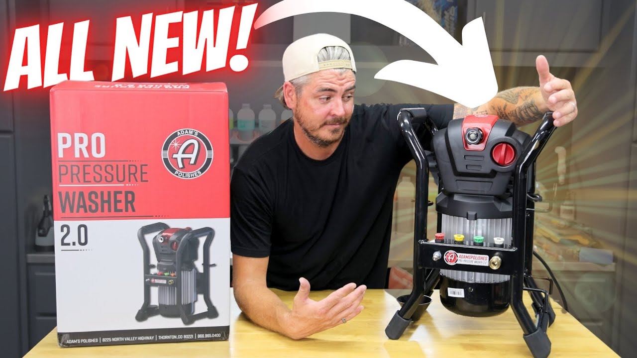 NEW PRO PRESSURE WASHER from ADAMS POLISHES - Electric Pressure Washer ...