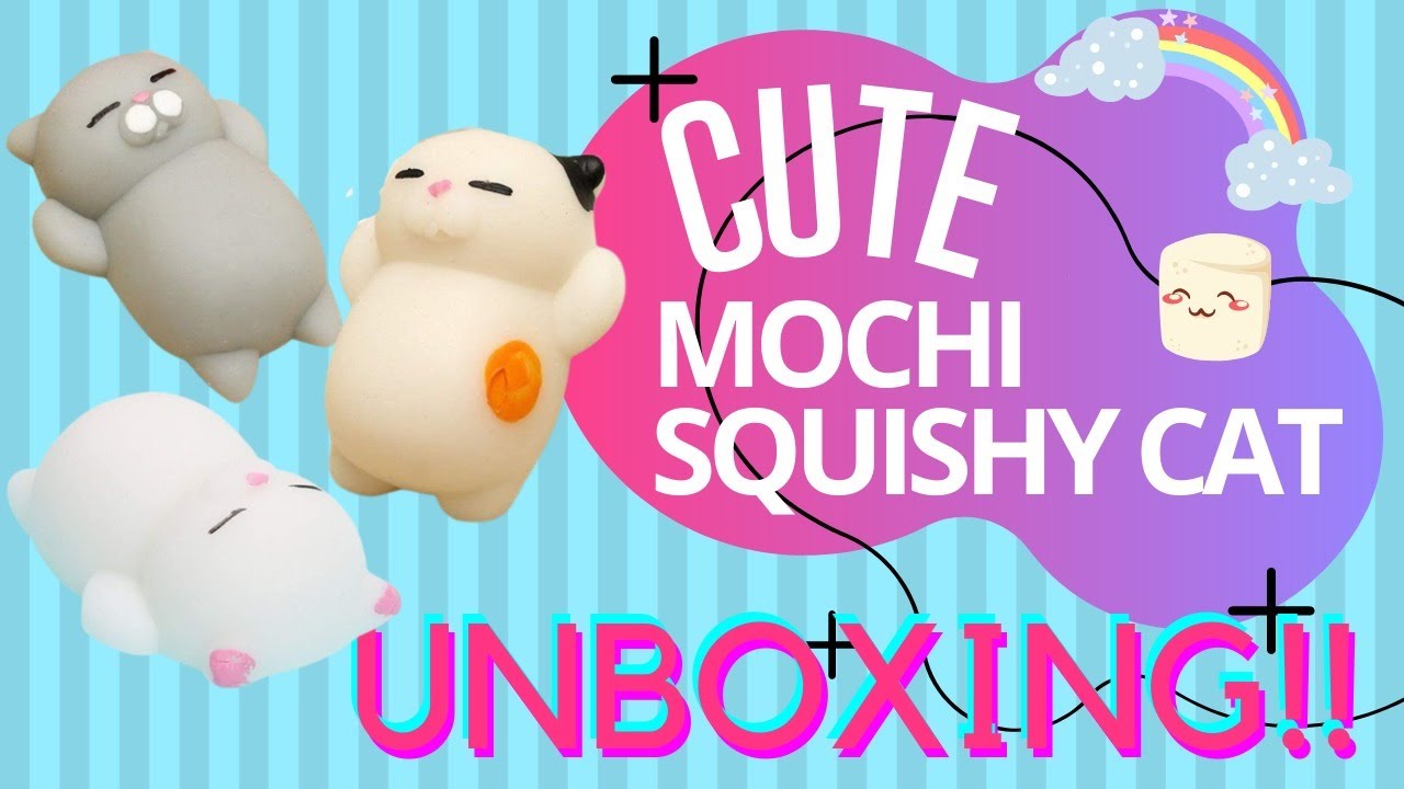 MOCHI CAT SQUISHY UNBOXING!! :) - YouTube
