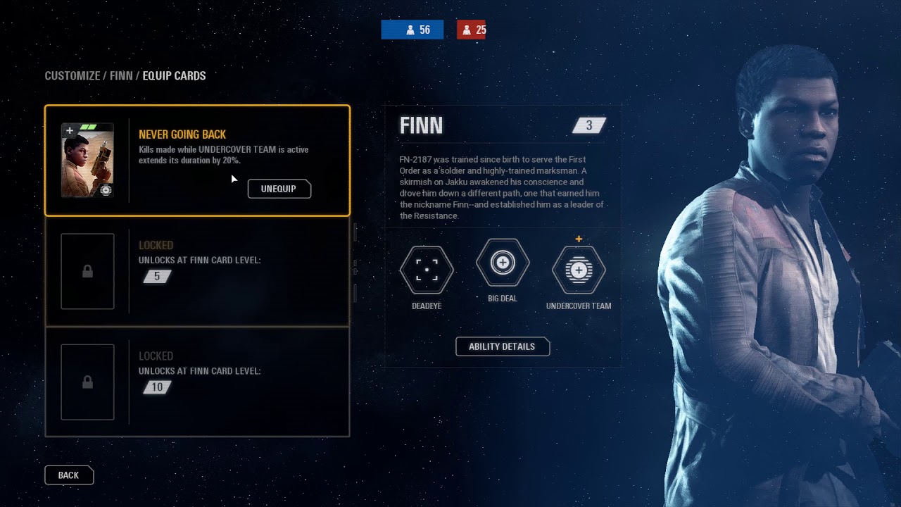 Star Wars Battlefront II Finn Gameplay - YouTube
