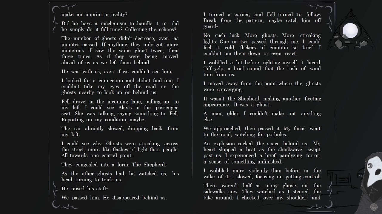 Pact, by Wildbow - Arc 6, pt. 6 - YouTube