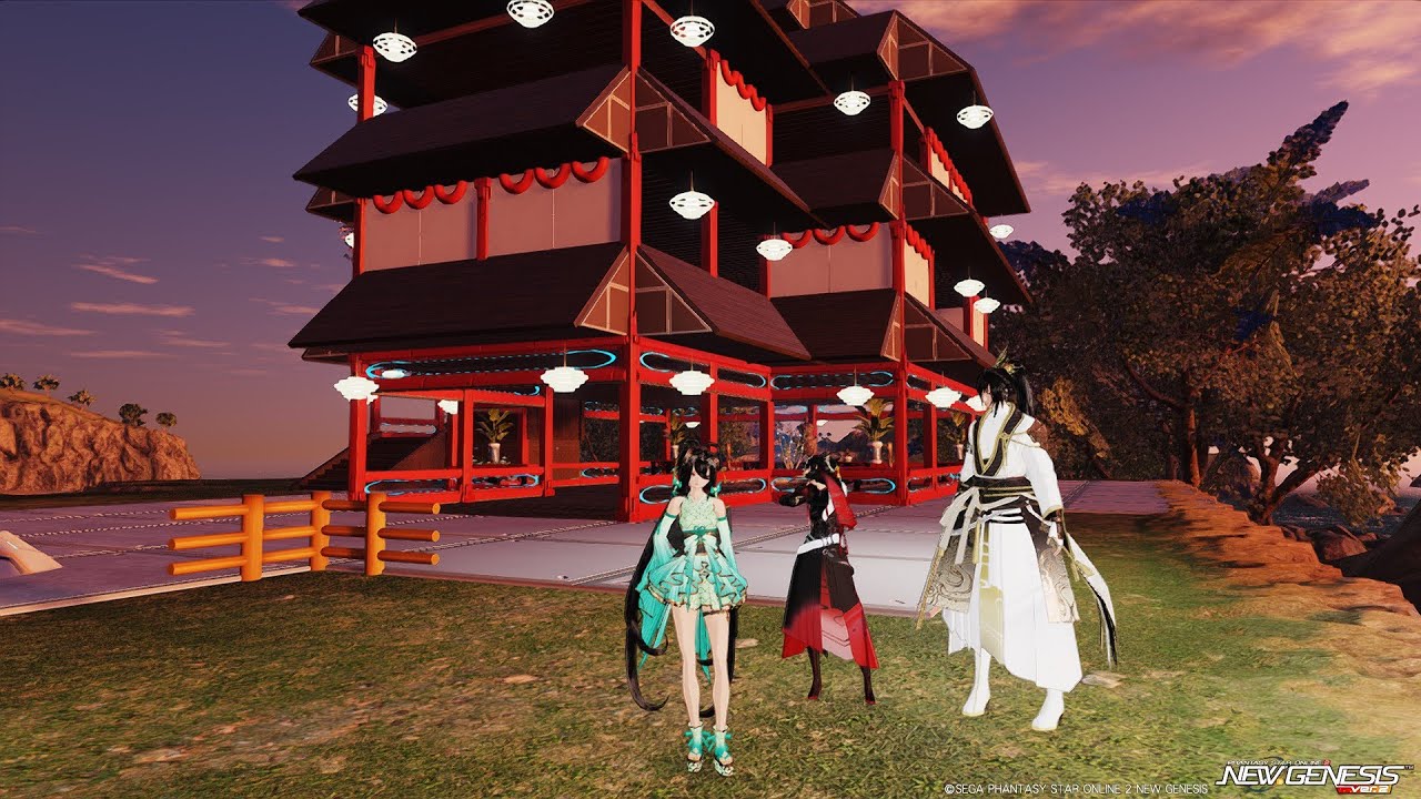 PSO2:NGS - Working on my shrine in creative space (Short vid) - YouTube