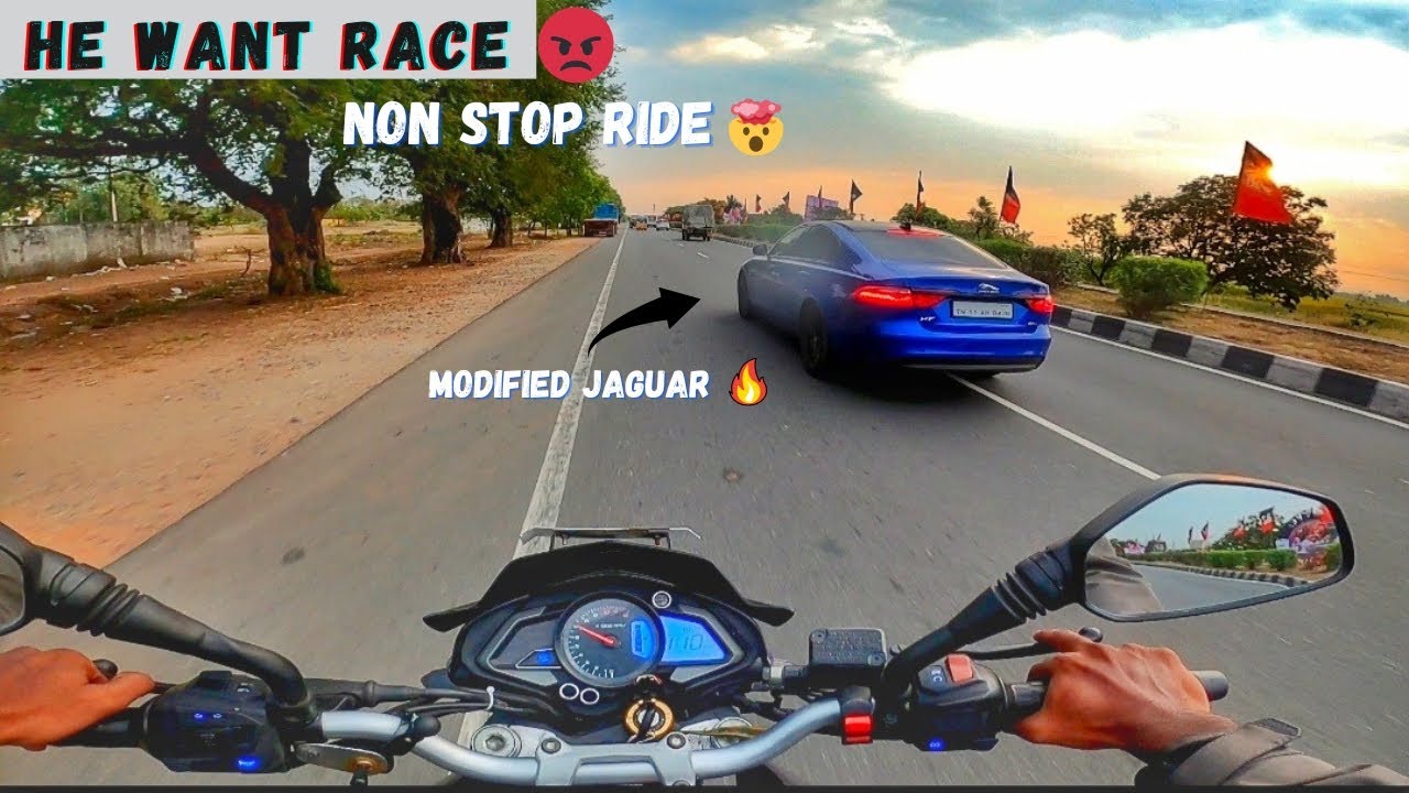Drag Race With Super Car🔥/Modified Jaguar🥵/Non Stop Ride To Chennai🤩/Ne ...