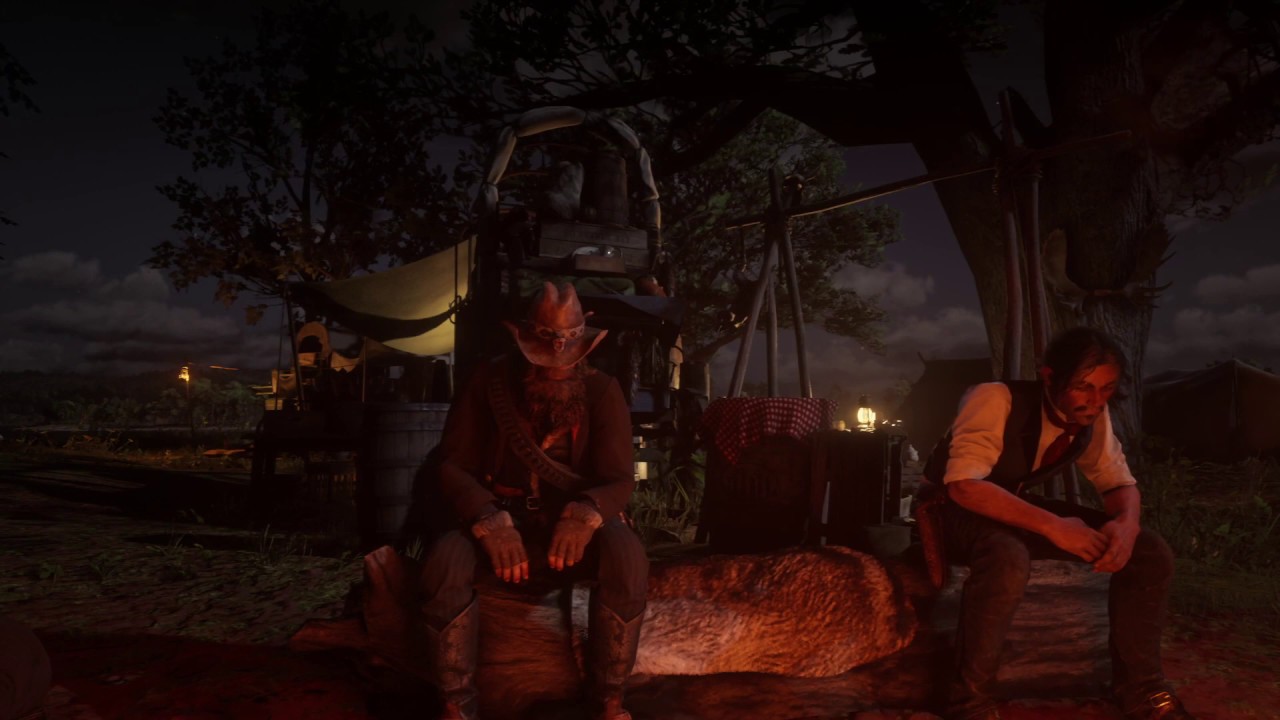 Red Dead Redemption 2 GamePlay Part 124: Arthur Opening Up with Friends ...