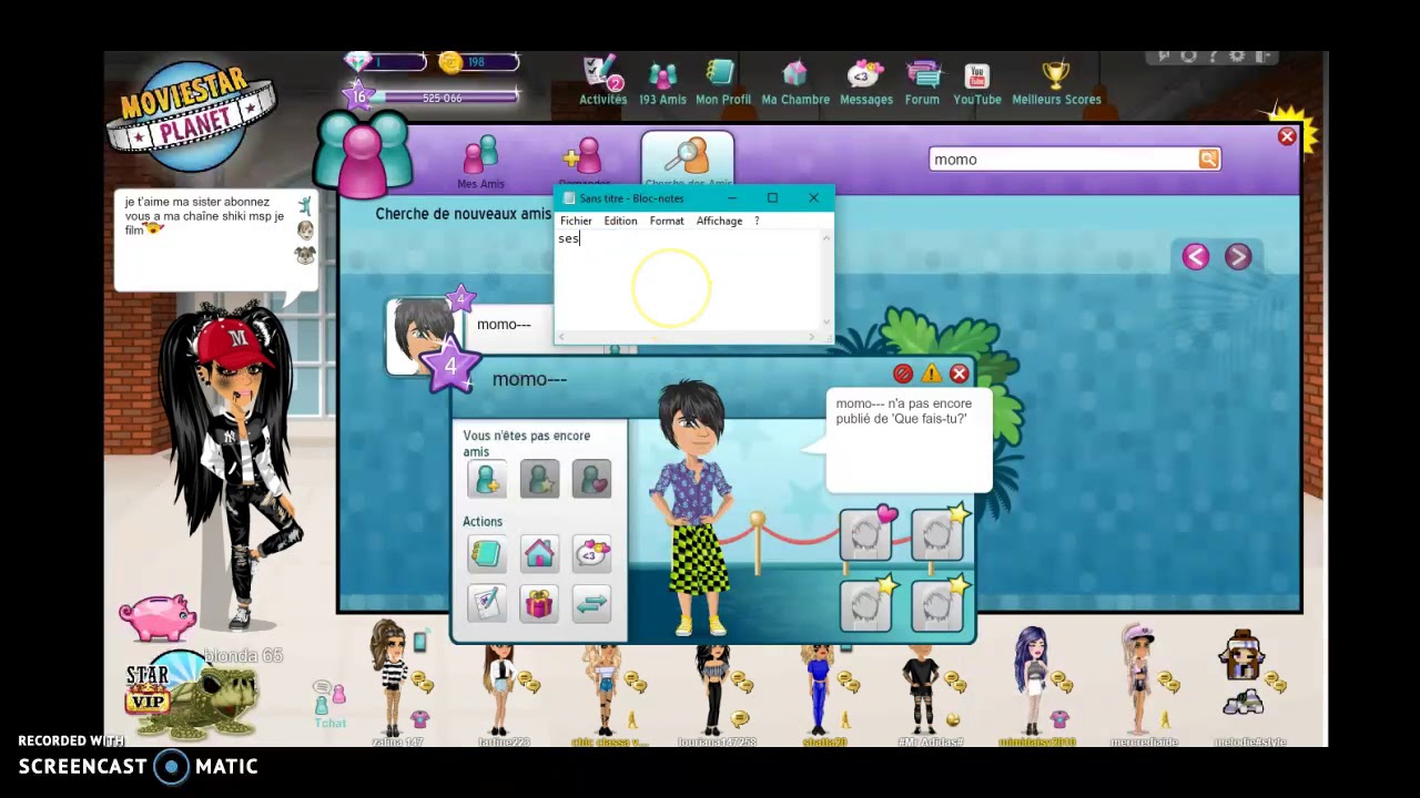momo et sur msp #1 - YouTube