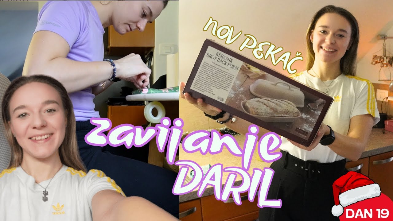 VLOGMAS DAN 20: Darila zavita! + Novi pekač za kruh – čisto navdušena ...