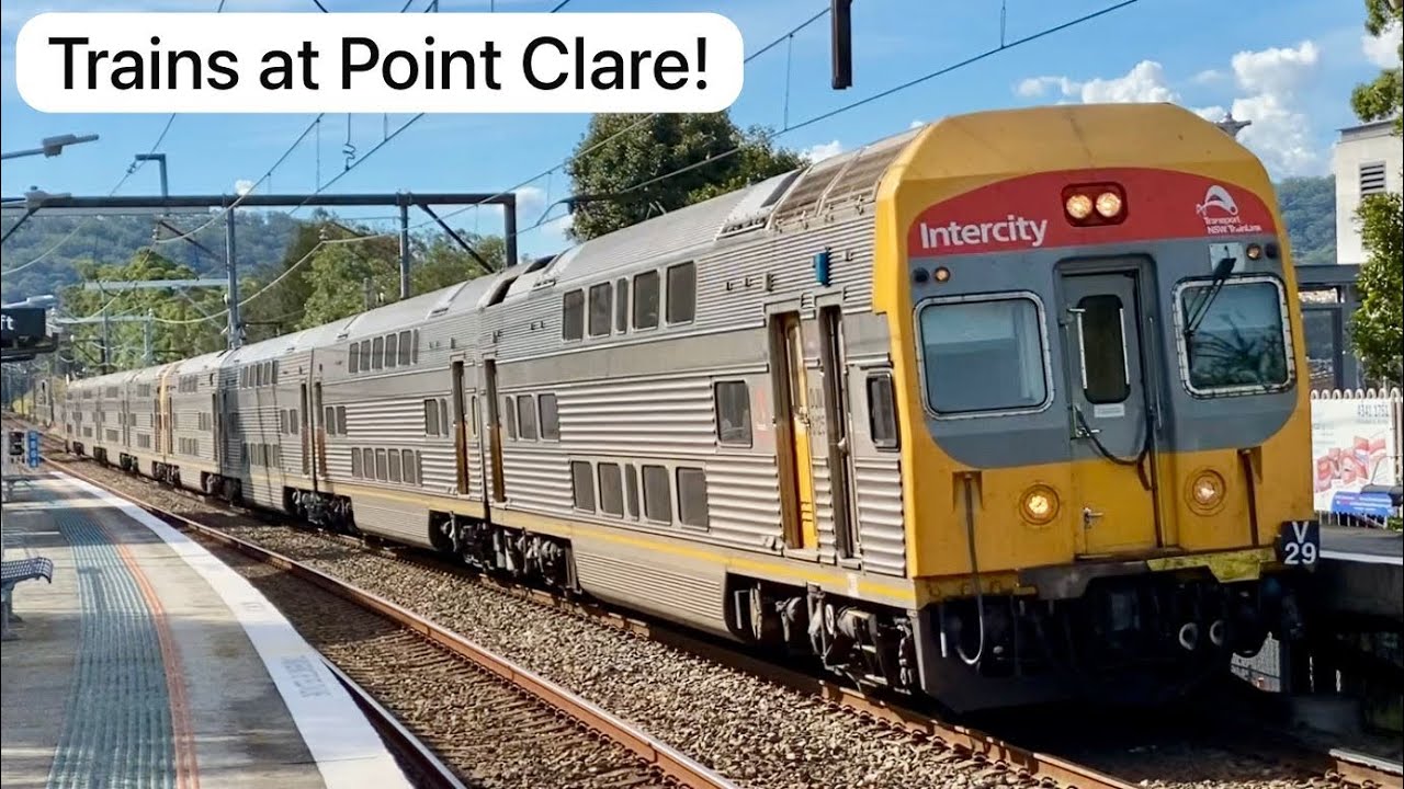 A Variety of Trains at Point Clare! | Train Vlog #42 - YouTube