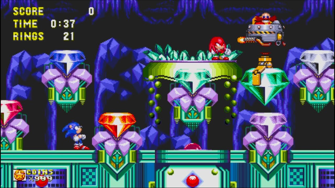 Sonic 3 & Knuckles "Origins": Hidden Palace Zone (Sonic) [1080 HD ...