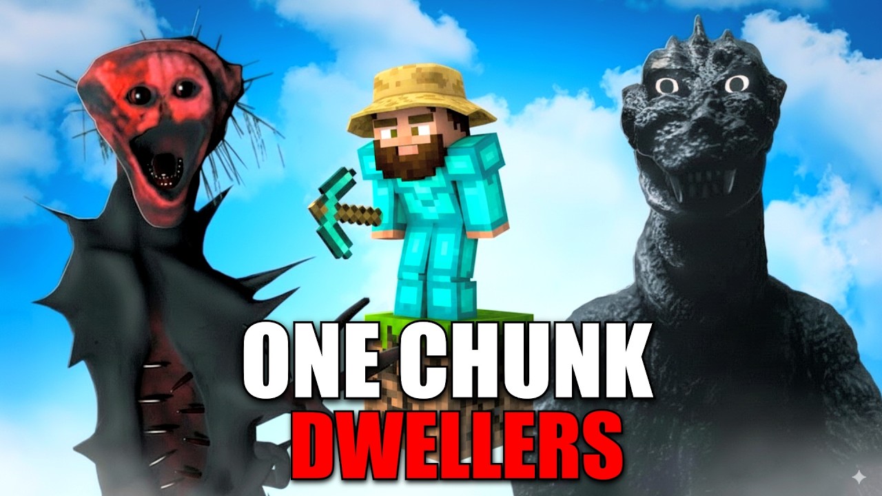 Sobreviví en ONE CHUNK a los 100 MODS MAS TERRORIFICOS de Minecraft ...