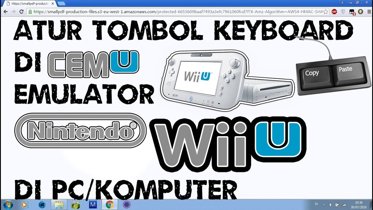 Cara Atur Tombol keyboard di Cemu Emulator Nintendo Wii U di PC ...