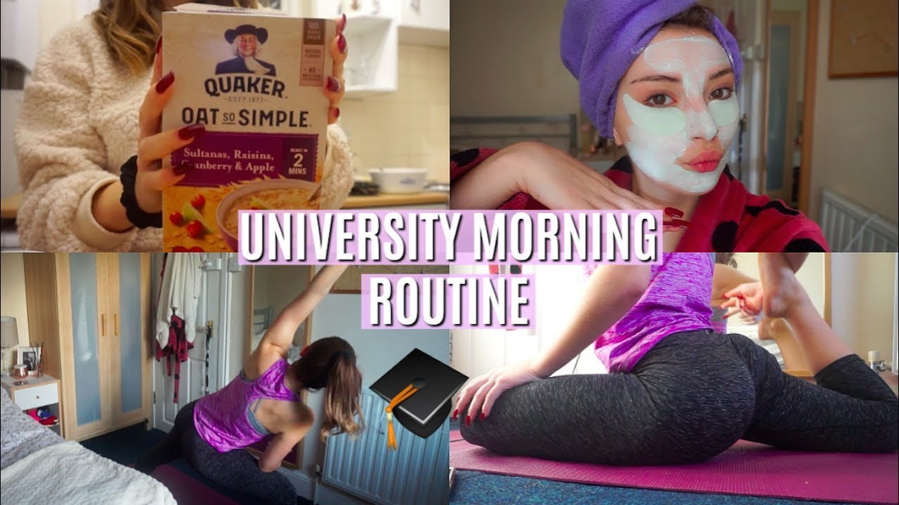 MY UPDATED MORNING ROUTINE FOR UNIVERSITY - YouTube