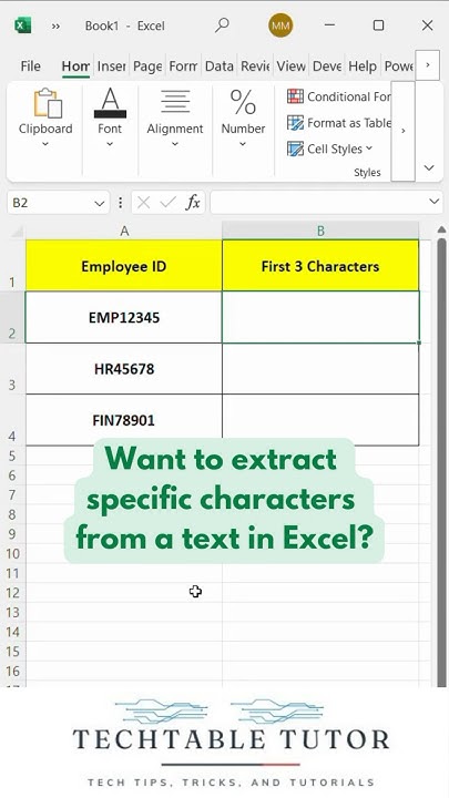 LEFT Function in Excel - Save Time with This Genius Trick! 🔥 #excel #excelshorts - YouTube