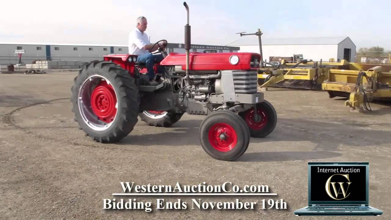 Massey Ferguson 180 Tractor For Sale At Auction! - YouTube