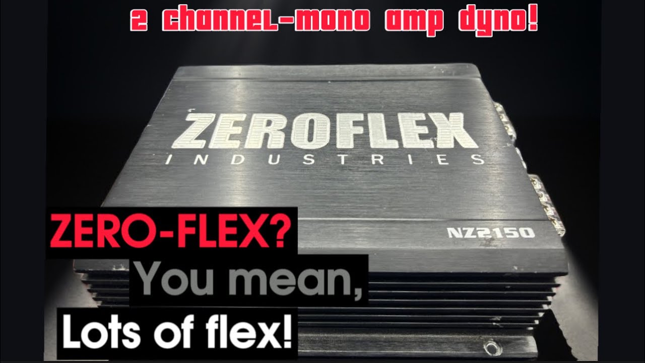 Zeroflex NZ2150 2 channel amp dyno - Aussie/kiwi founded - YouTube