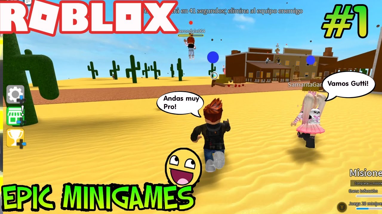 Roblox Epic MiniGames#1: Ahora Si Samanta Gamer Es Toda Una Pro!😃 jeje ...
