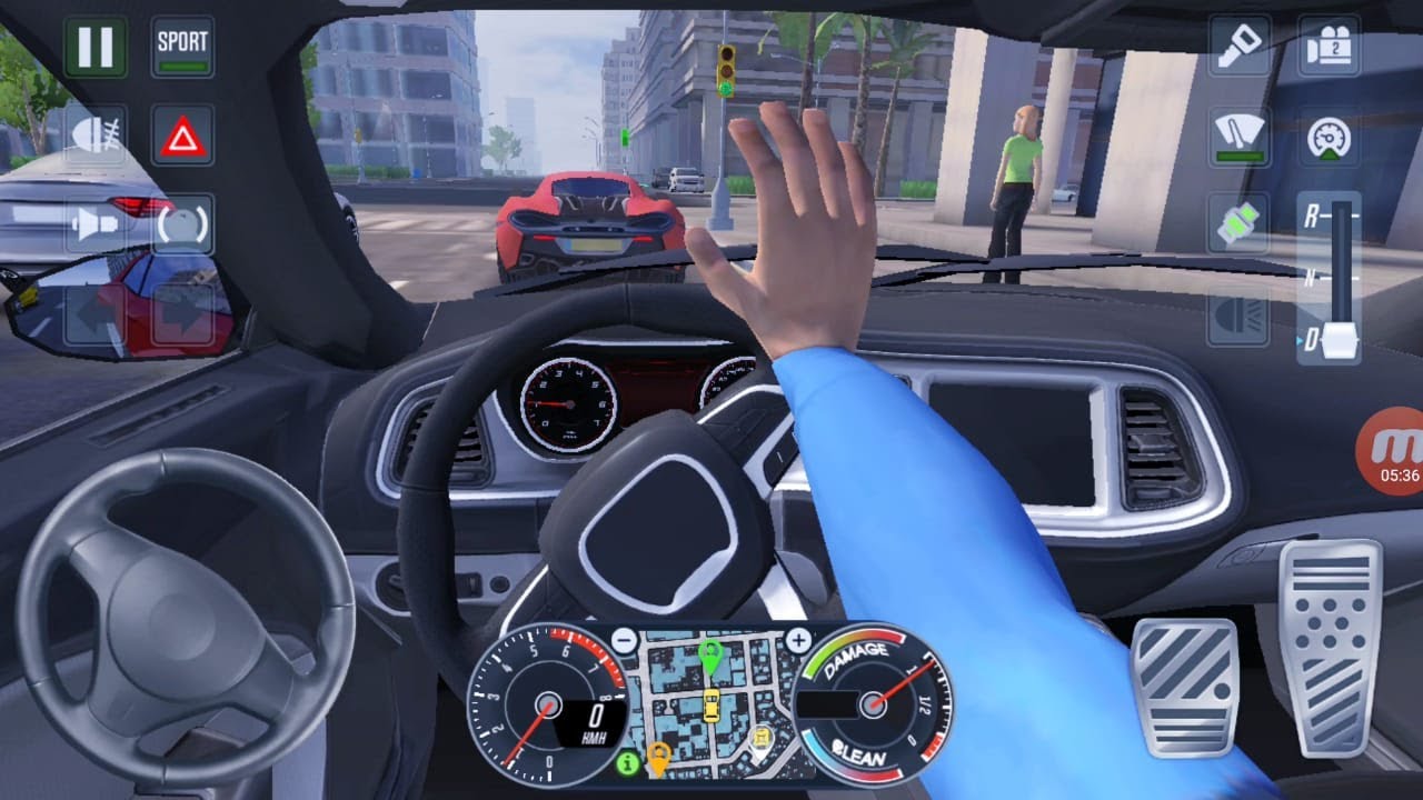 Dodge Challenger 2020 UBER DRIVER 🚖🩸 City Car Driving Games Android iOS ...