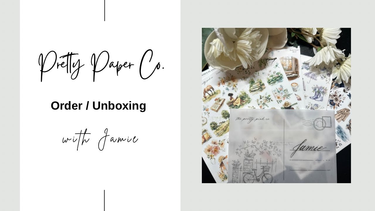 Stunning Sticker Haul from Pretty Paper Co. - YouTube