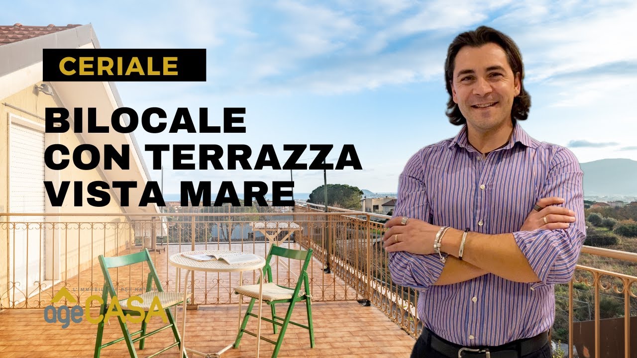 Ceriale, Italy, vendita bilocale con terrazzo vista mare in Via Sant ...
