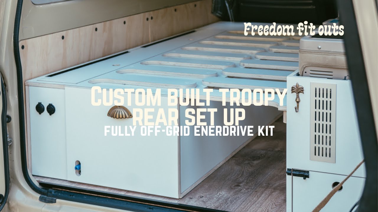 2022 Toyota Troop Carrier Van Tour | Off-Grid Troopy Build with ...