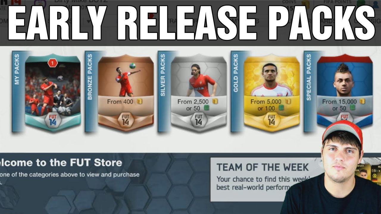 FIFA 14 Ultimate Team Pack Opening | Early Release, Player Potential ...