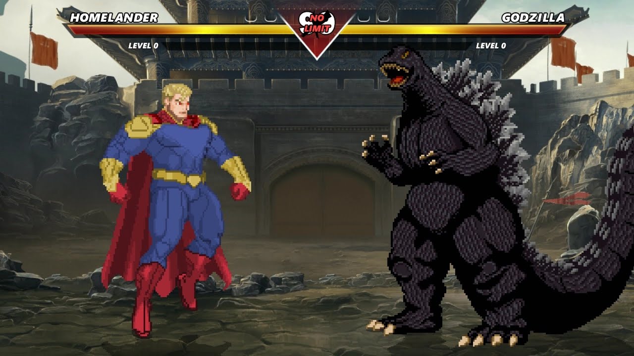 HOMELANDER vs GODZILLA - Highest Level Amazing Fight! - YouTube