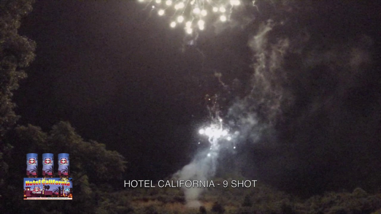 Hotel California - 9 Shot Fireworks - YouTube