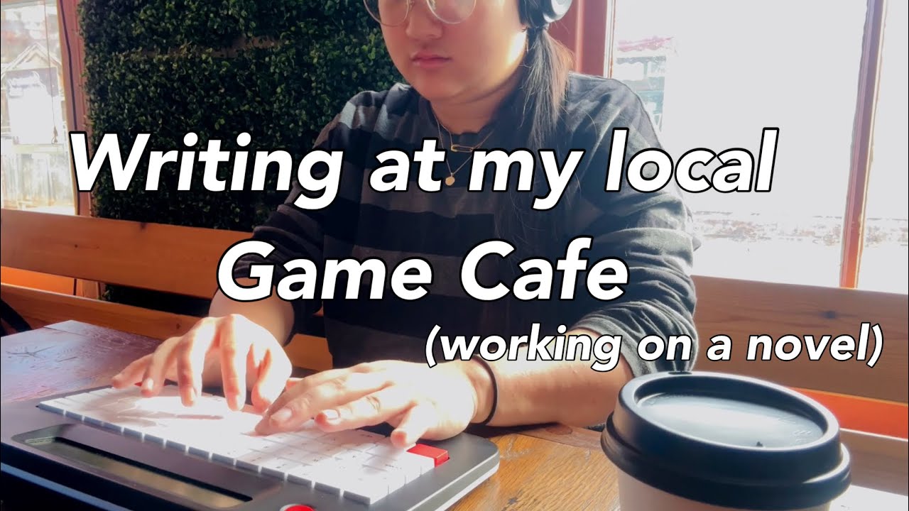 Writing Vlog 10 - Writing at my local Game Cafe - YouTube