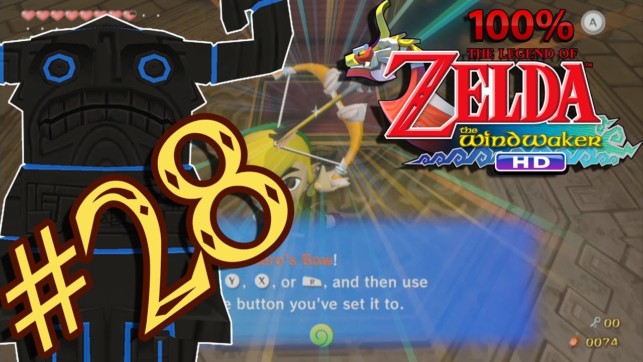 Hero's Bow - The Legend of Zelda The Wind Waker HD 100% - Part 28 - YouTube