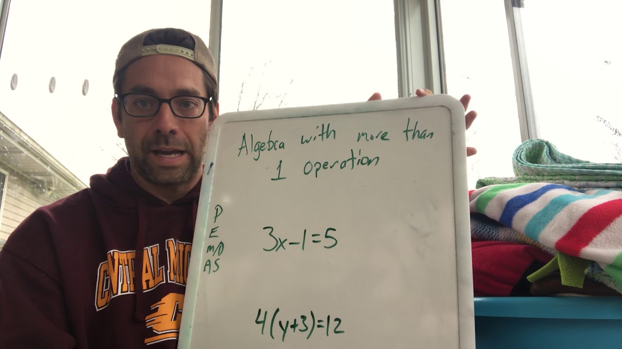 Solving Multi-step algebra problems - YouTube