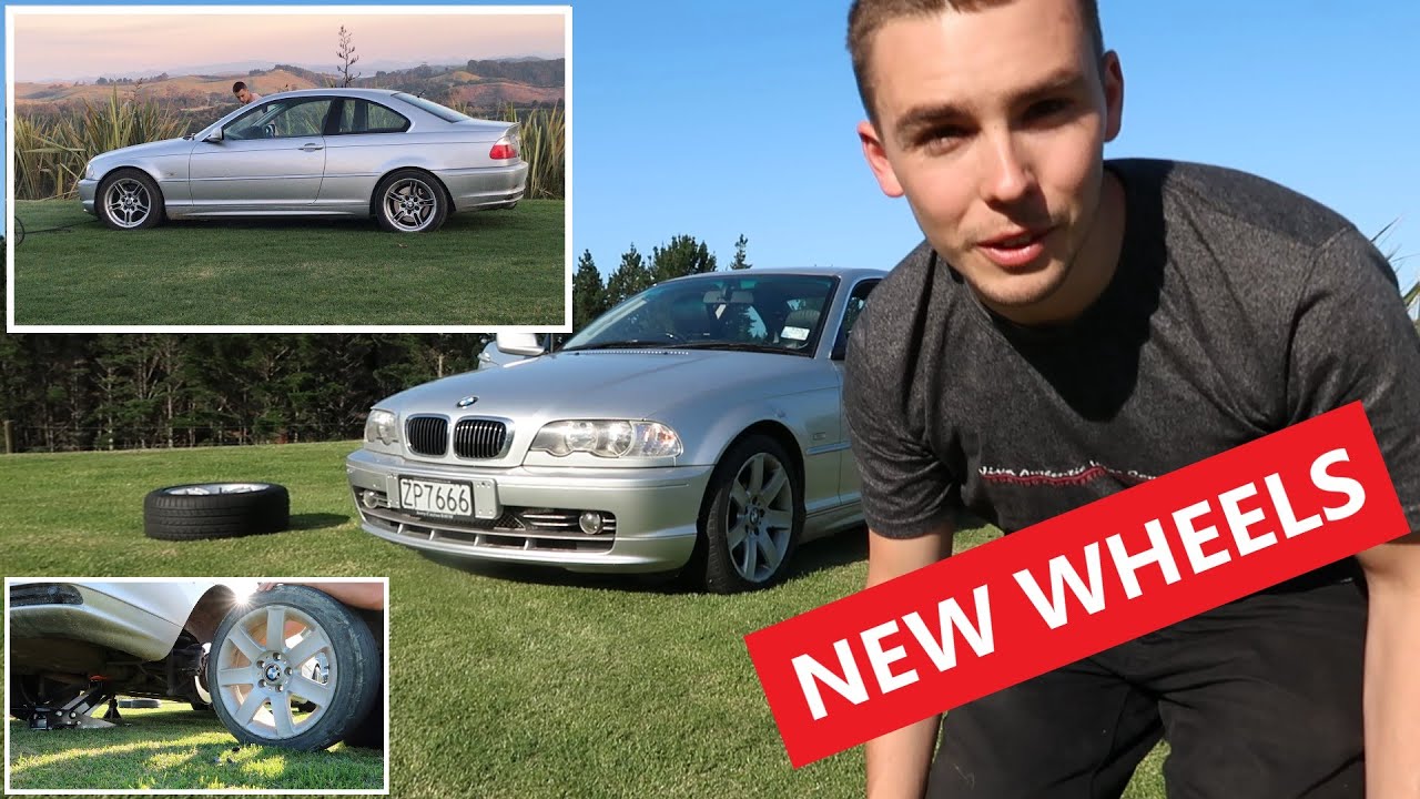 BMW 330Ci E46 Gets New Wheels - BMW Style 66 wheels - YouTube
