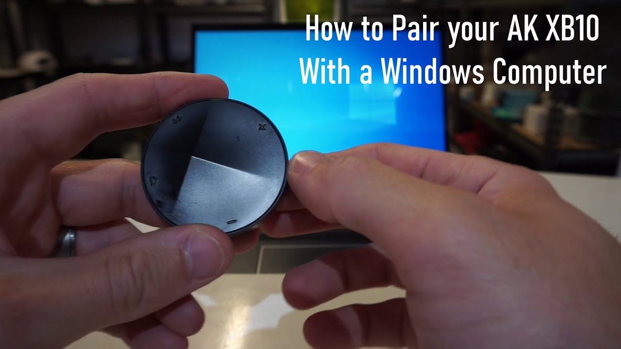 How to Pair your AK XB10 With your windows 10 Machine - YouTube