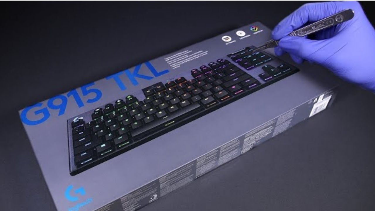 Logitech G 915 TKL Gaming Keyboard Unboxing/ASMR - YouTube
