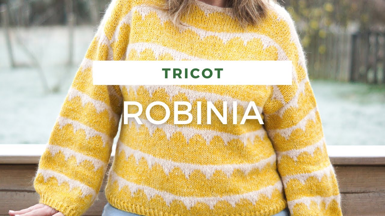 ROBINIA SWEATER d'Anne Ventzel — PODCAST TRICOT 🧶 - YouTube