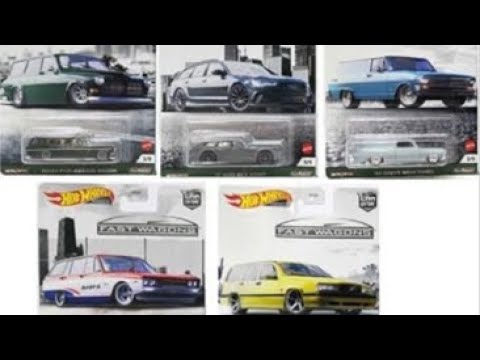 Hot Wheels New Car Culture Fast Wagons set!! 2021
