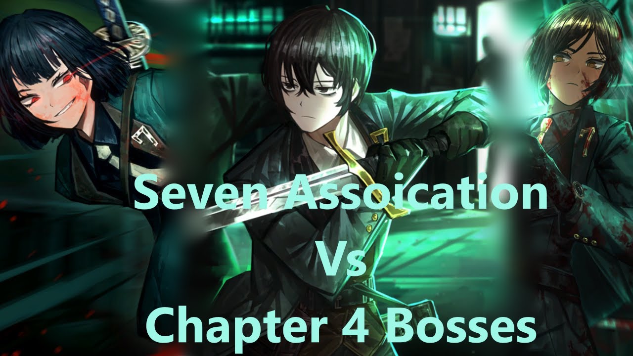 [Limbus Company] Seven Association vs Chapter 4 Bosses - YouTube