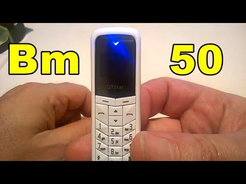Bm50 World Smallest Micro Mobile Cell Phone - YouTube