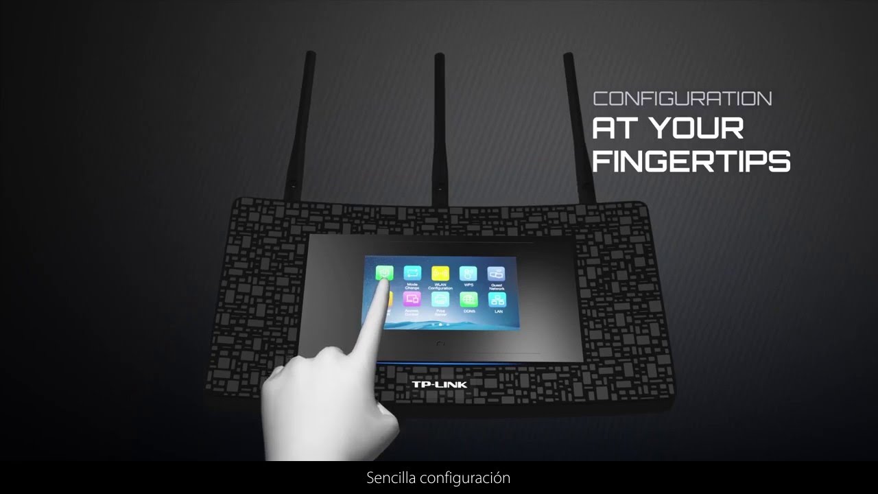 Router Inalámbrico Gigabit con Pantalla Táctil, Touch AC1900 - YouTube