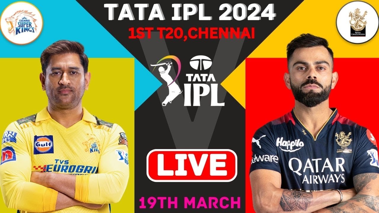 Chennai super kings vs royal challengers Bangalore practice match 2024 ...