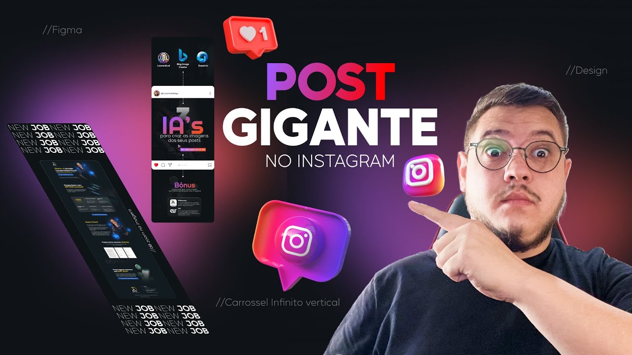 Como fazer POST GIGANTE no Instagram | LongPost em 2024 | Novo Formato ...
