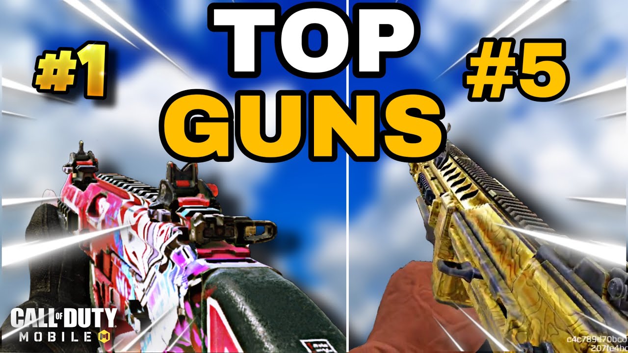 *TOP* 5 BEST META GUNS IN COD MOBILE | SEASON 5 - YouTube