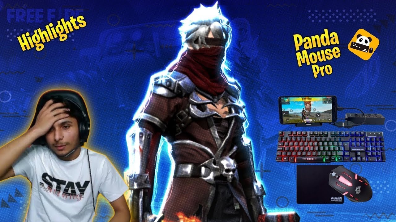 Keyboard and mouse gameplay free fire | Panda mouse pro - YouTube