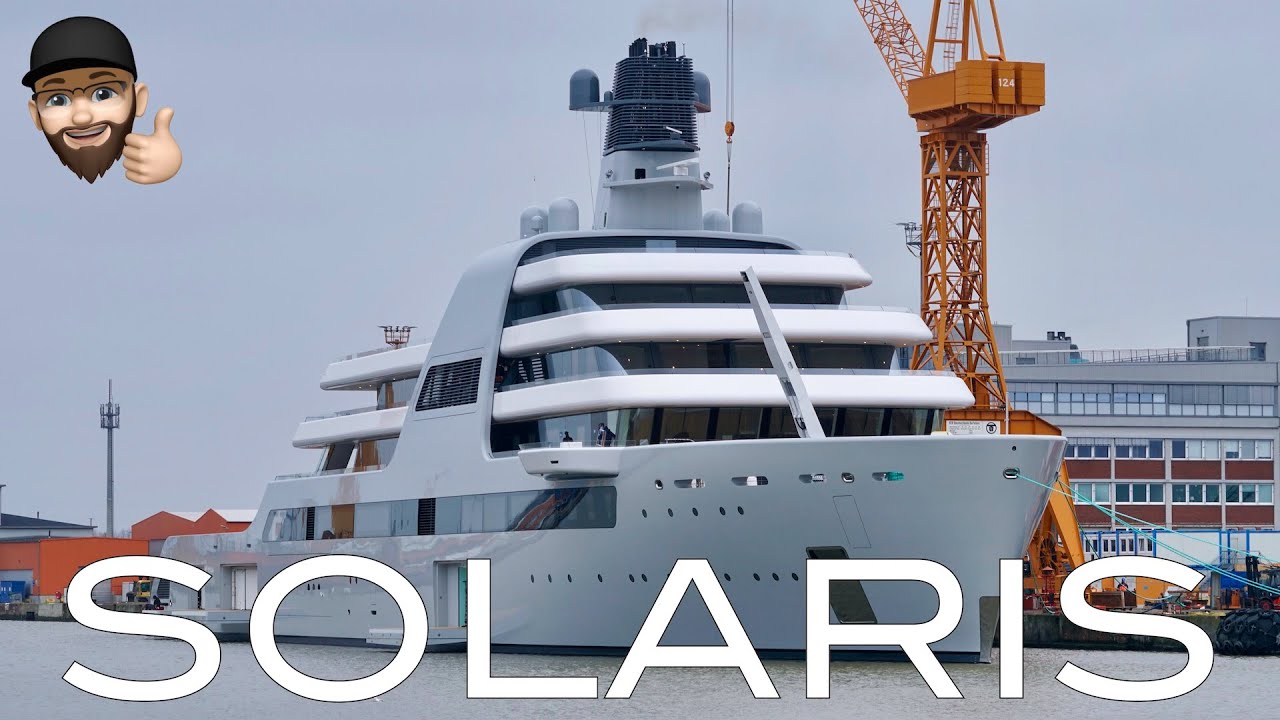 4K | Megayacht SOLARIS totally unveiled - Lloyd shipyard - YouTube