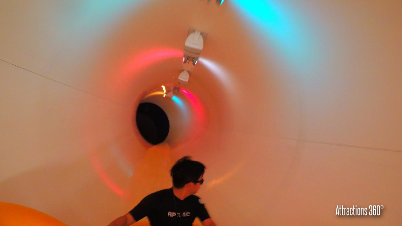 [4K] Disco Water Slide Ride & The Surge Water Slide - Wet n Wild ...