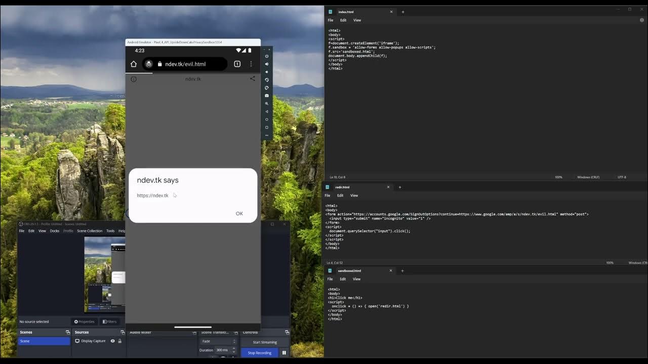 Iframe sandbox allow-popups-to-escape-sandbox bypass (Awarded $1000) - YouTube